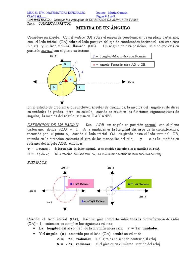 CLASE # 2 Frecuencia Angular y Serie Trigonométrica de Fourier | PDF ...