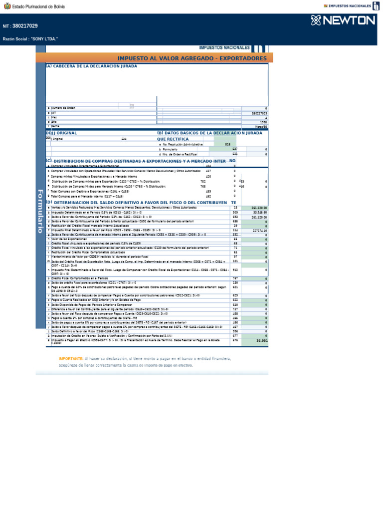 Formulario-IVA-210-PDF | PDF