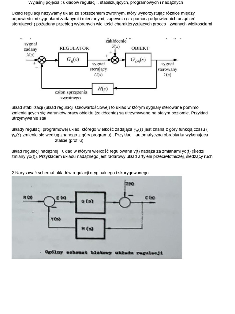 Gotowe Opracowanie Na TR 1 | PDF