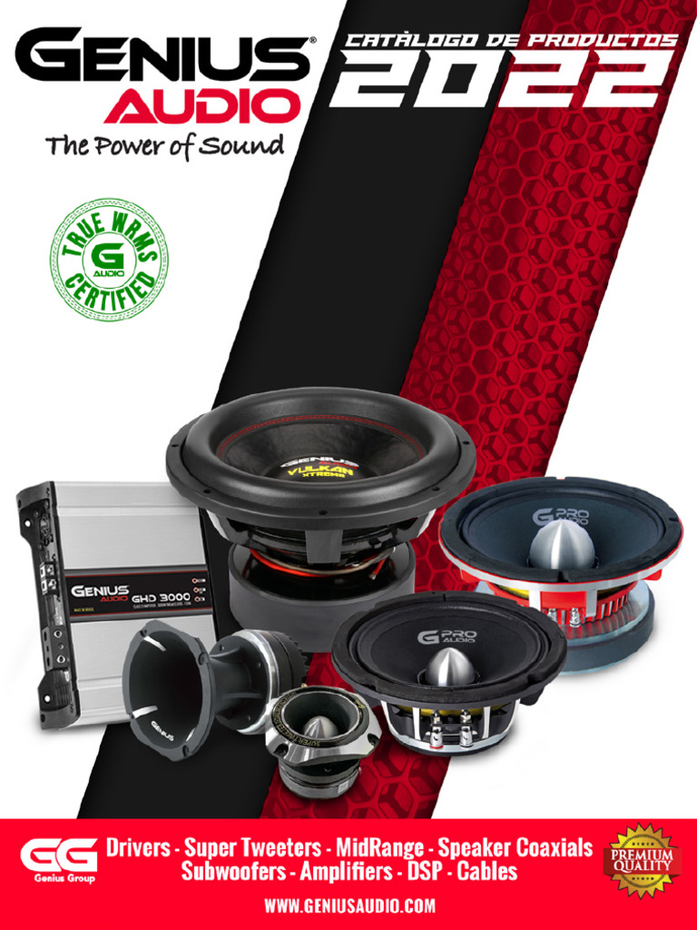 Catalogo Genius Audio 2022 LAT | PDF