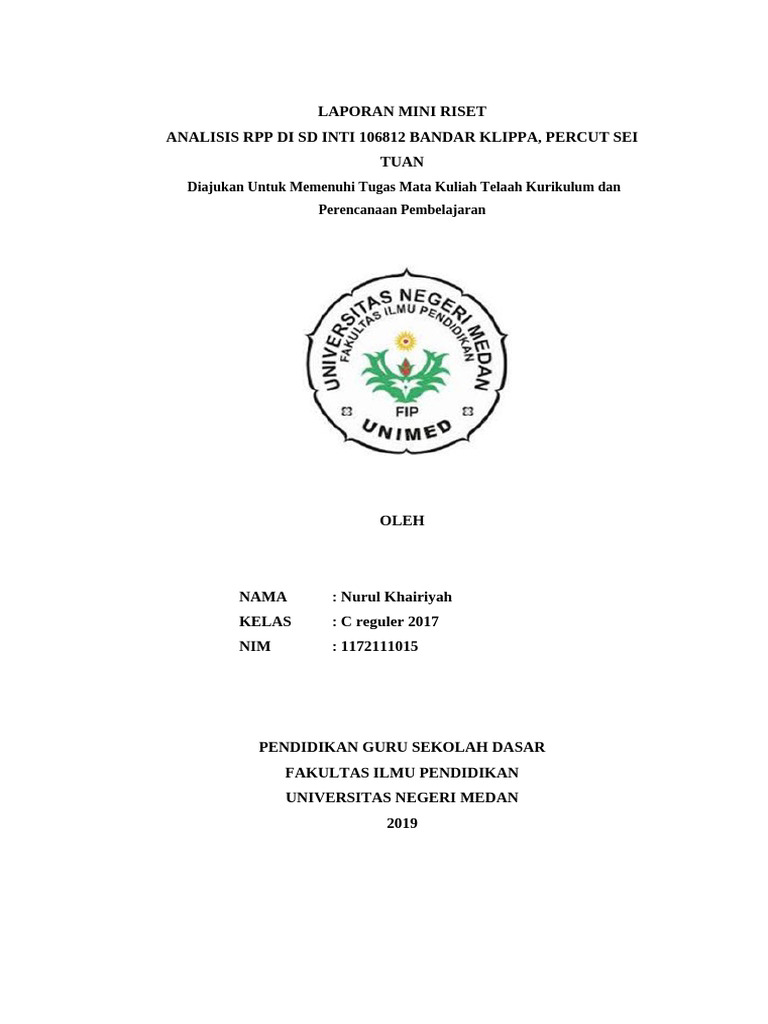 LAPORAN MR TELAAH | PDF