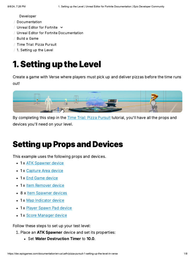 Setting Up The Level2 - Unreal Editor For Fortnite Documentation - Epic ...