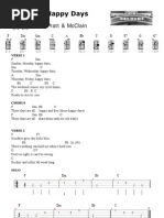 Happy Birthday Tab Uke | PDF