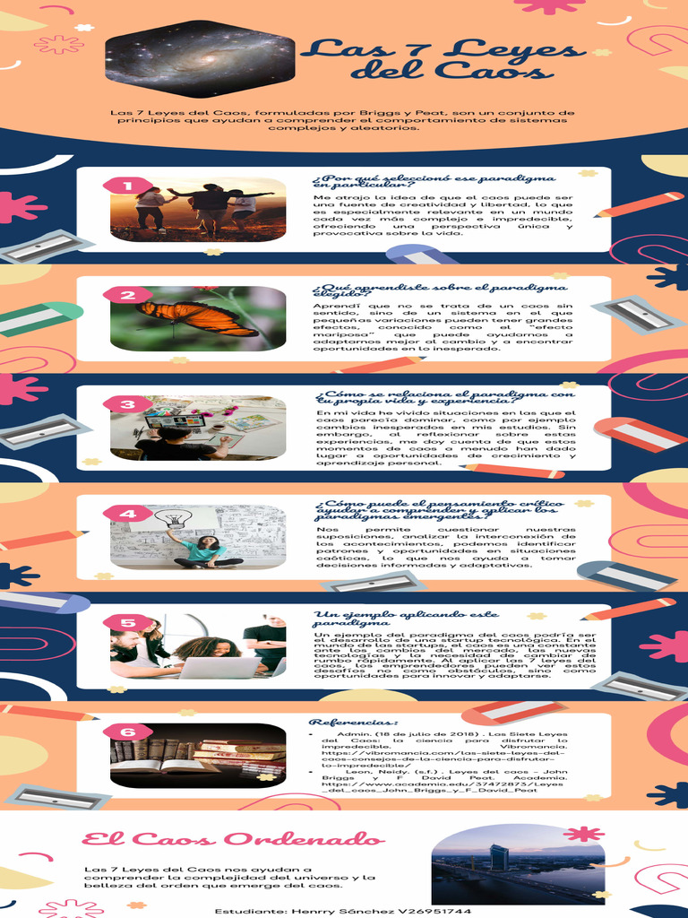 Infografía Las 7 Leyes Del Caos | PDF