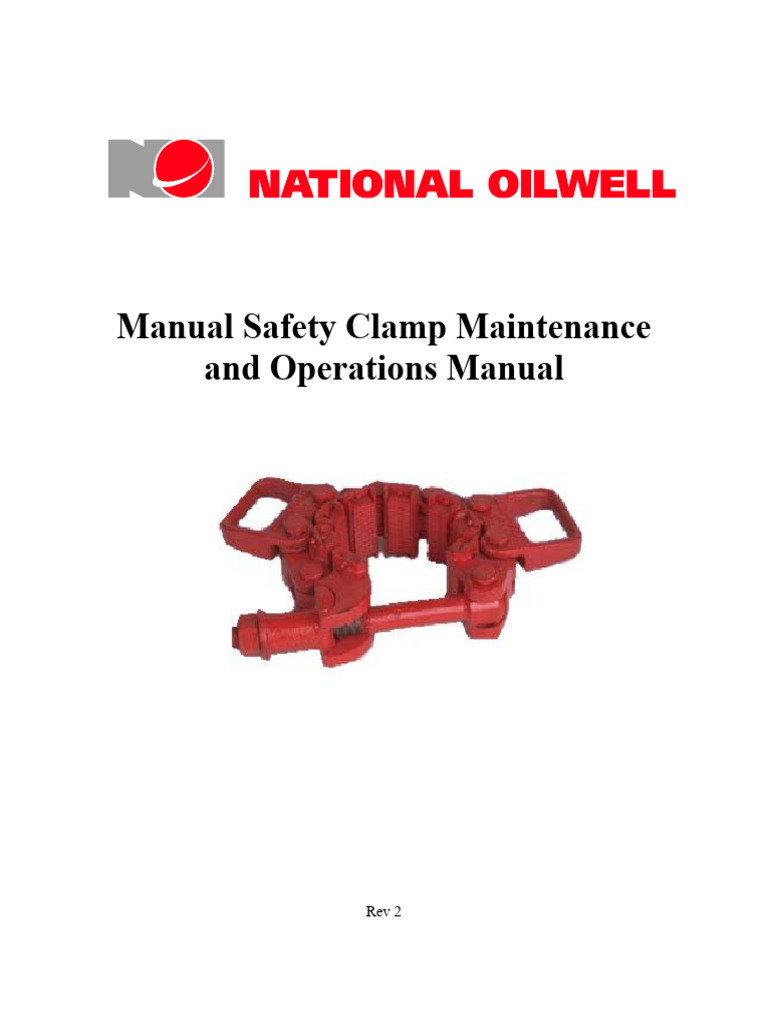 NOV - Safety Clamp Manual | PDF