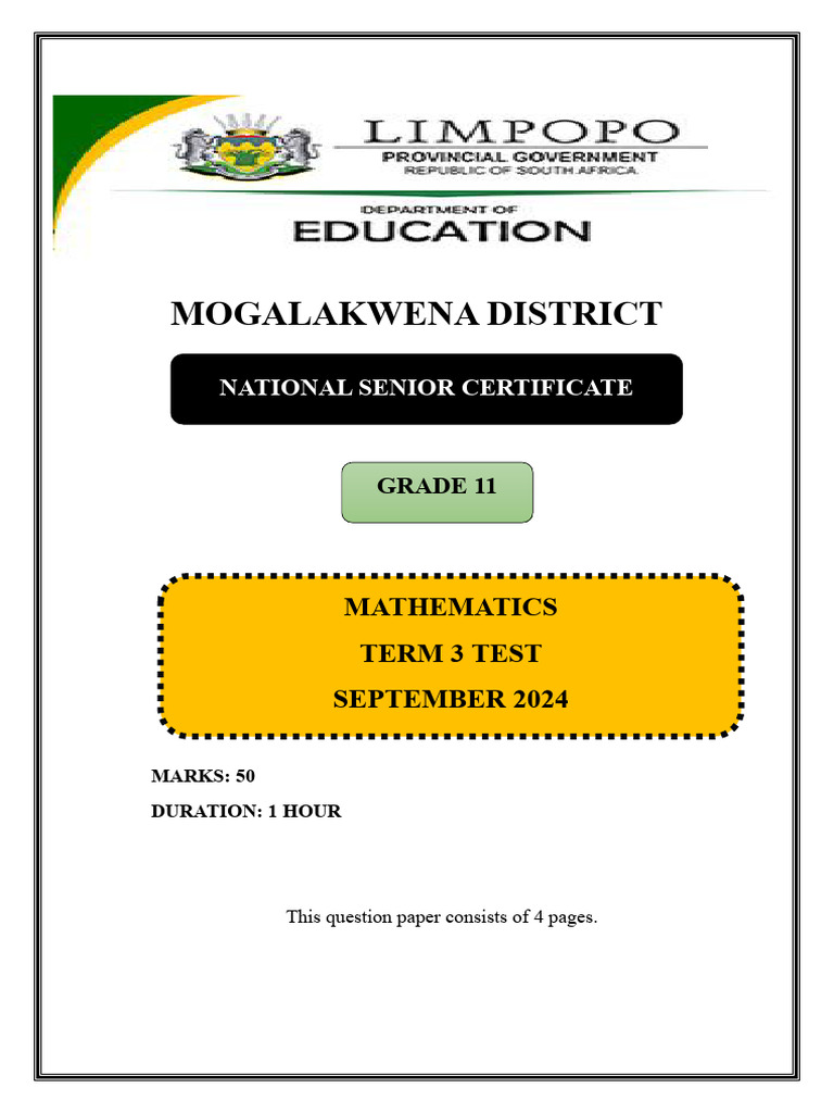 grade 11 test-1 | PDF