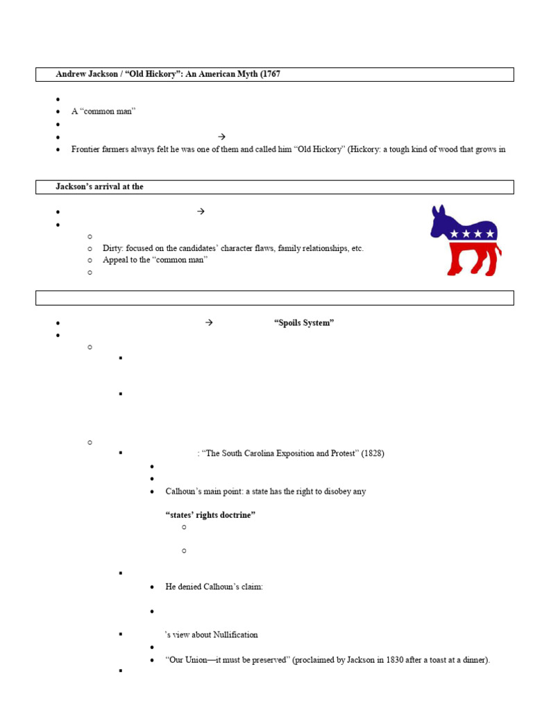 Andrew Jackson | PDF