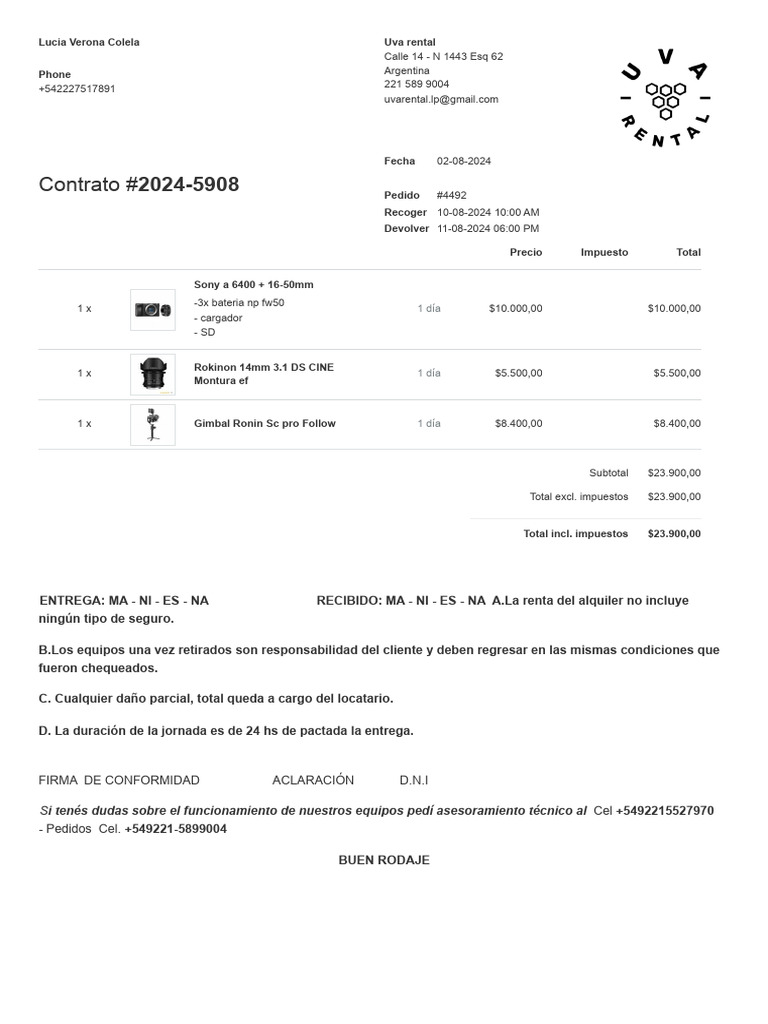Contract 2024 5908 | PDF