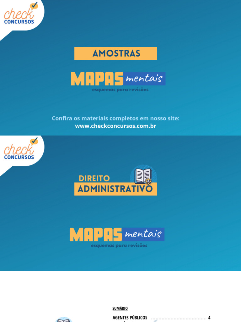 Mapas Mentais - Check Concursos | PDF