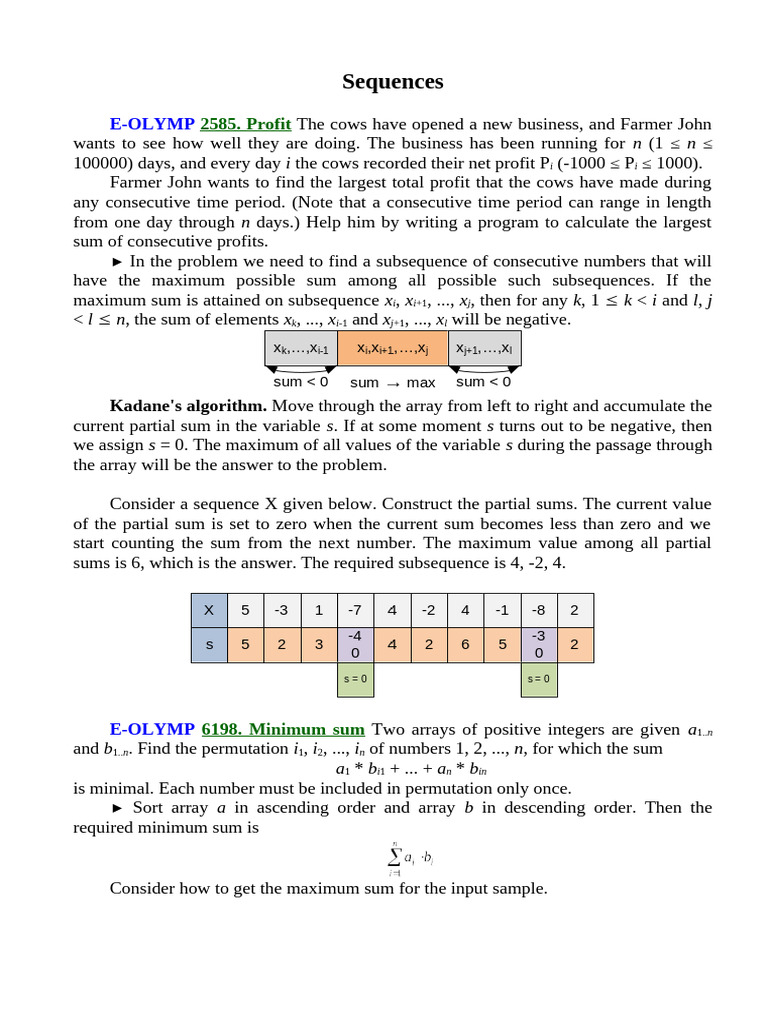 Sequences | PDF