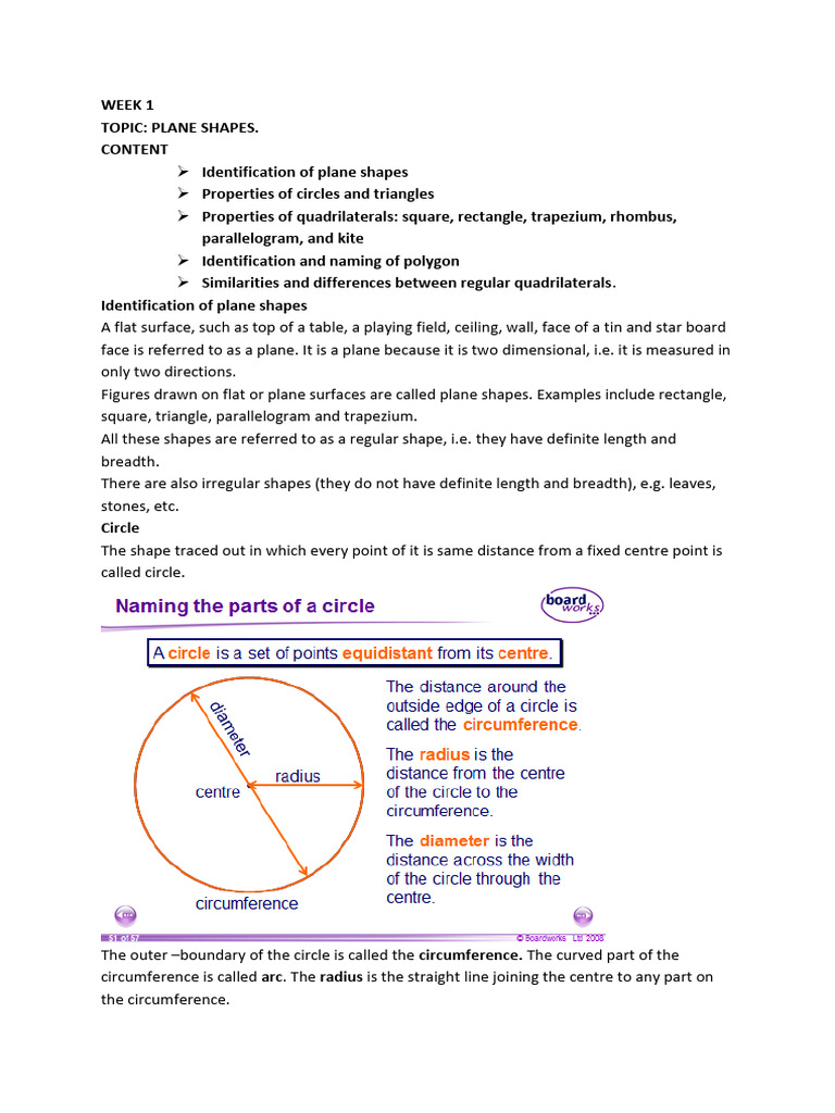1705 - WEEK 1 3rd Term JSS1 | PDF | Triangle | Teaching Methods & Materials