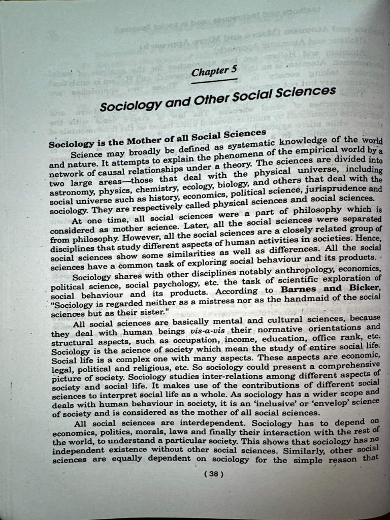 Sociology and Other Social Science | PDF | Anthropology | Social Science