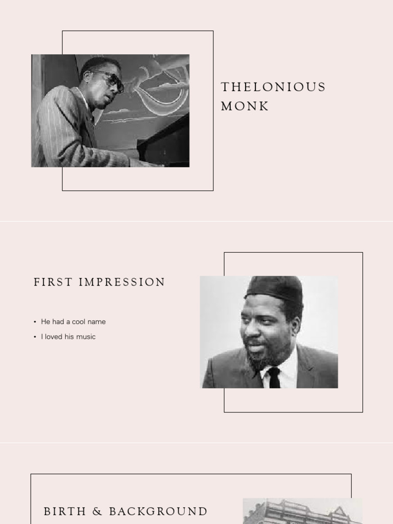 Thelonious Monk - ELLIE WHITE | PDF