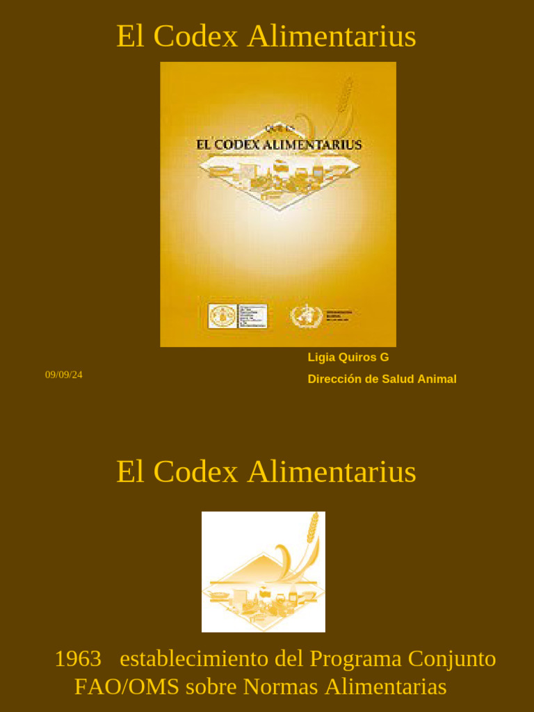 Codex Alimentarius | PDF