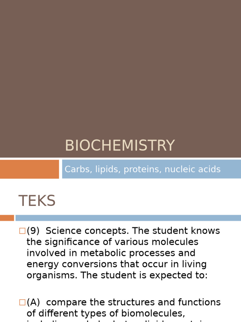 Biochemistry PAP Bio | PDF