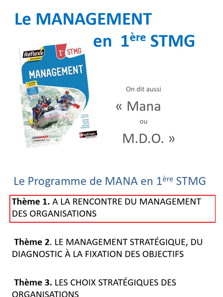 0022 Th1 Ch3 Specif Organisation Publique | PDF