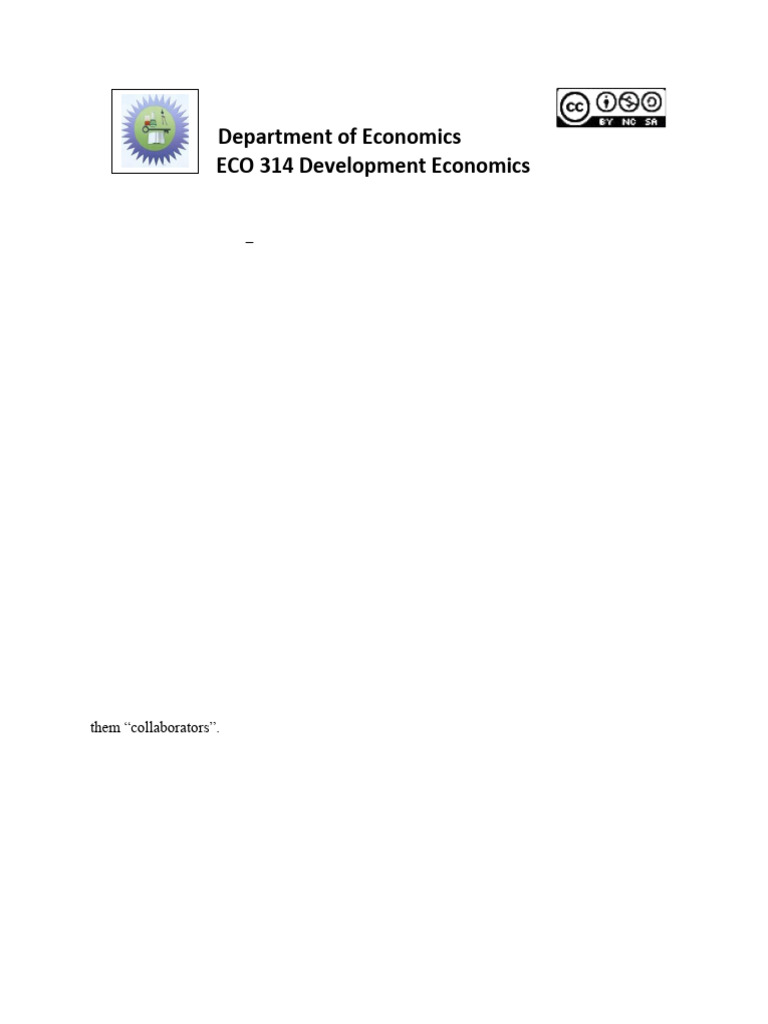 Development Economics | PDF