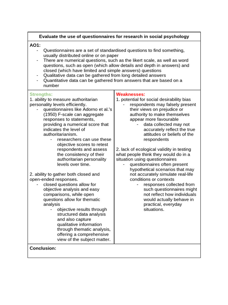 Social Psych Answer Plans | PDF