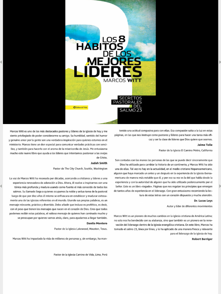 Los 8 Habitos de Los Mejores Lideres | PDF