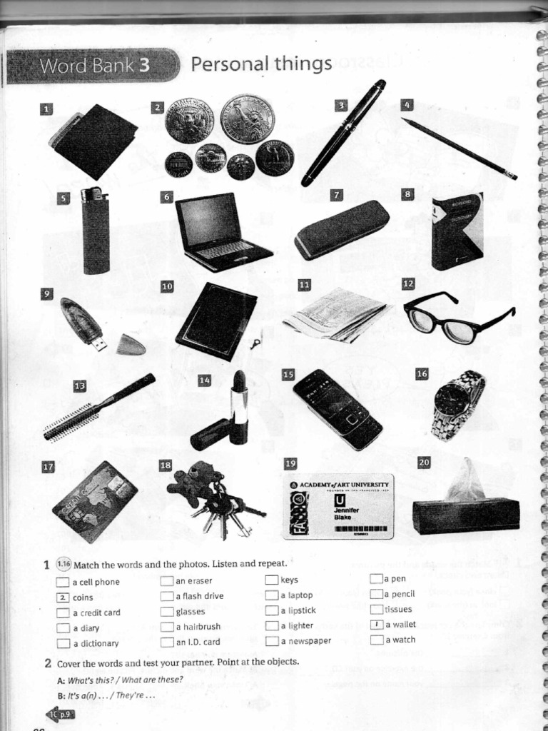 Personal Things | PDF