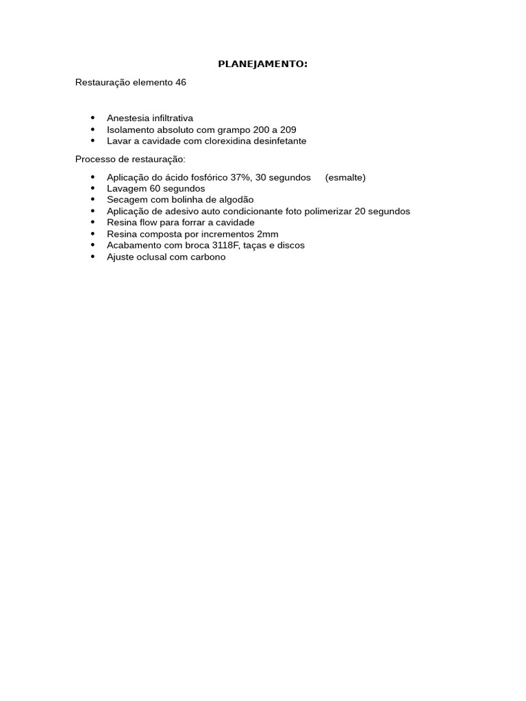 Planejamento Jessica Rest | PDF