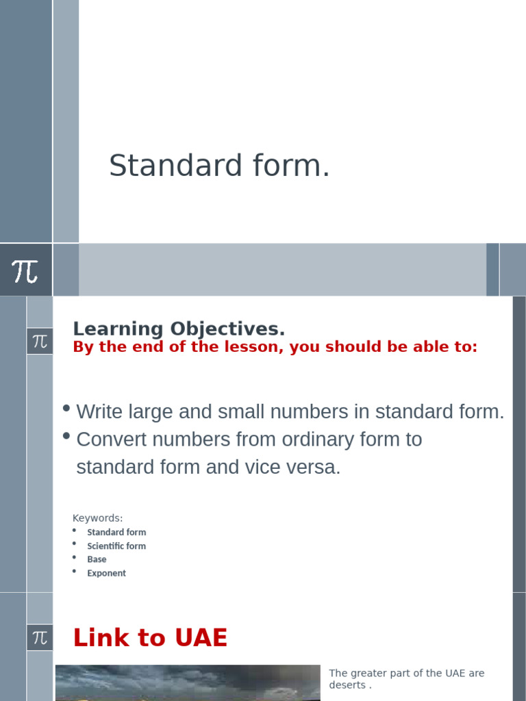 standard form | PDF