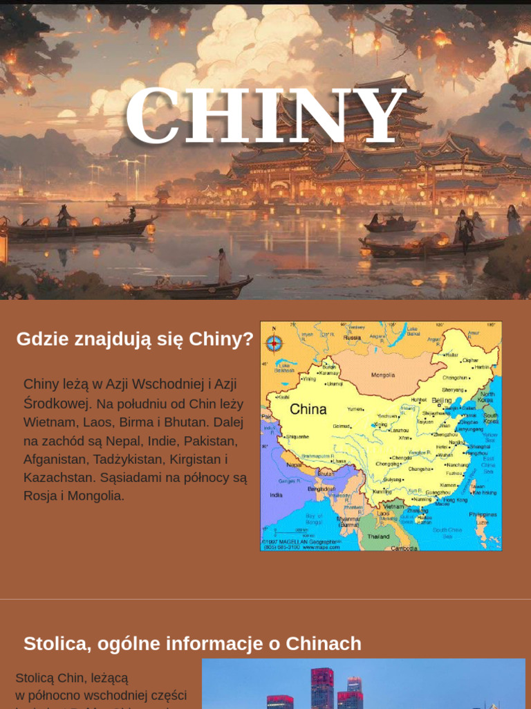 Prezentacja - Chiny | PDF