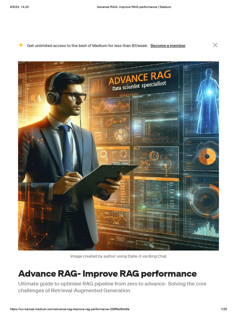 Advance RAG - Improve RAG Performance - Medium | PDF