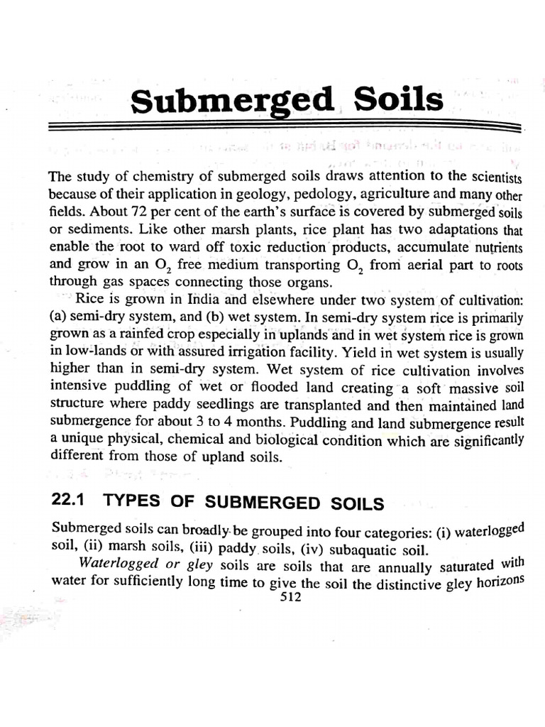 Submerged Soil | PDF