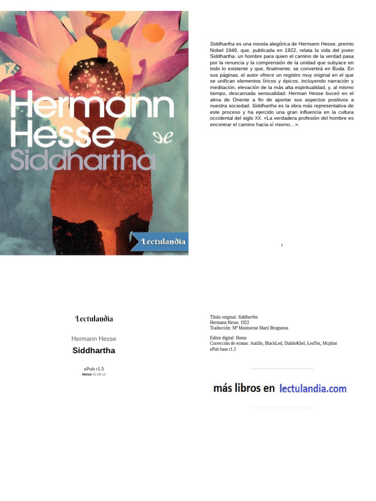 Siddhartha - Hermann Hesse | PDF