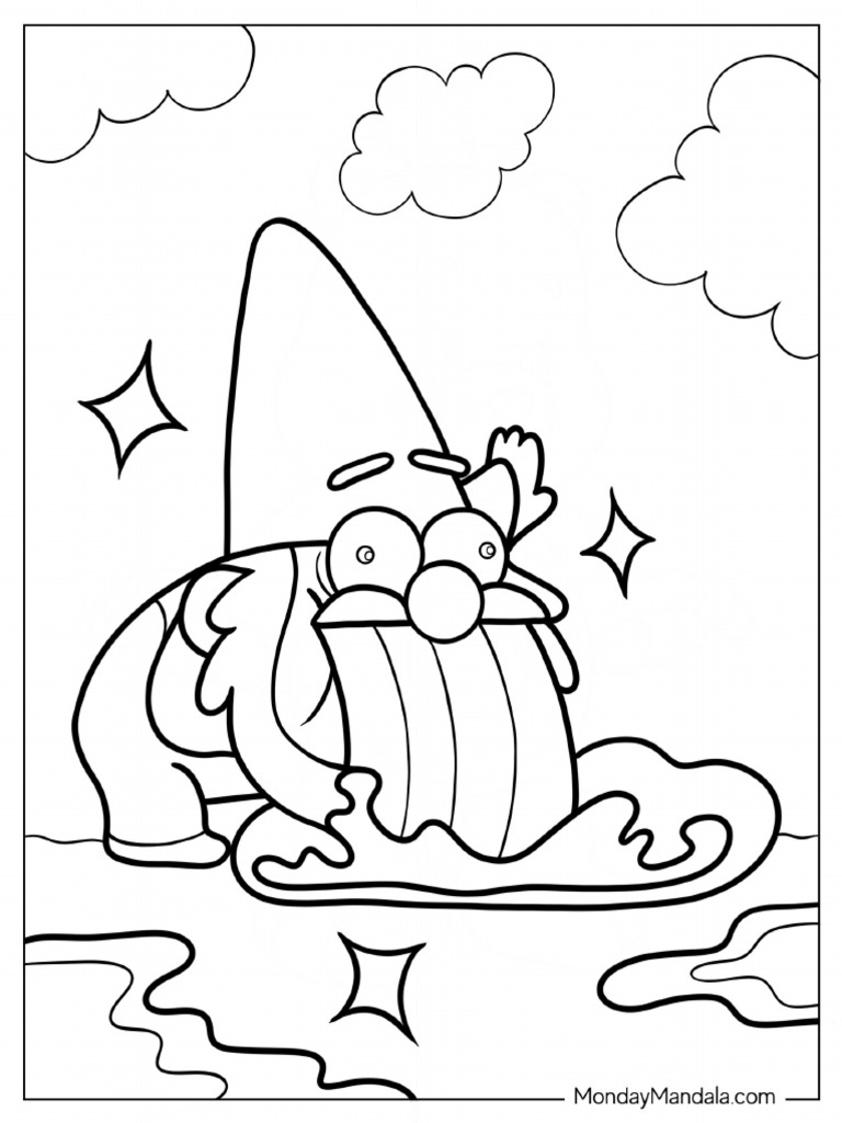 Gnome Throwing Up Rainbow | PDF