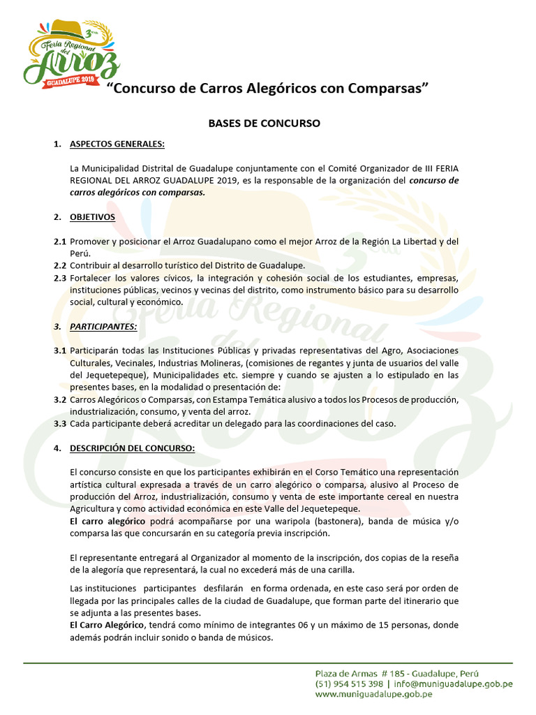 Bases-Carros - Alegóricos | PDF