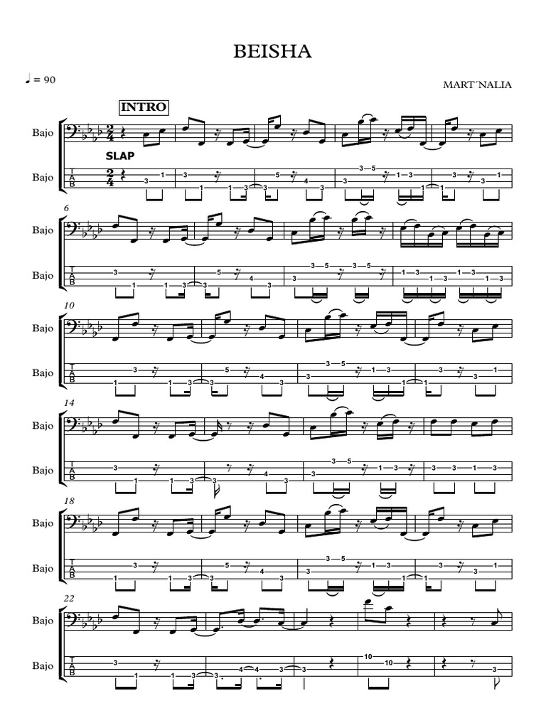 BEISHA - Partitura Completa | PDF