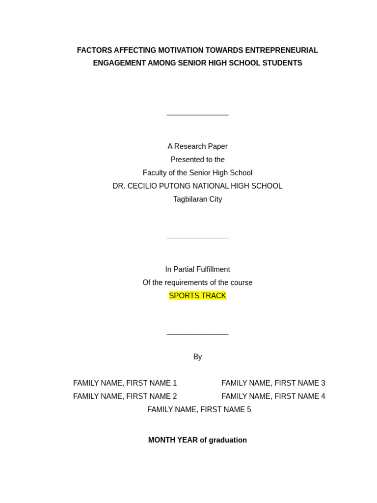 DCPNHS Research Guidebook Part II | PDF | Entrepreneurship | Survey Methodology