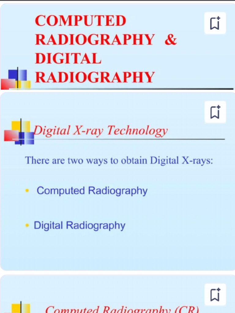 Computer Radiography | PDF