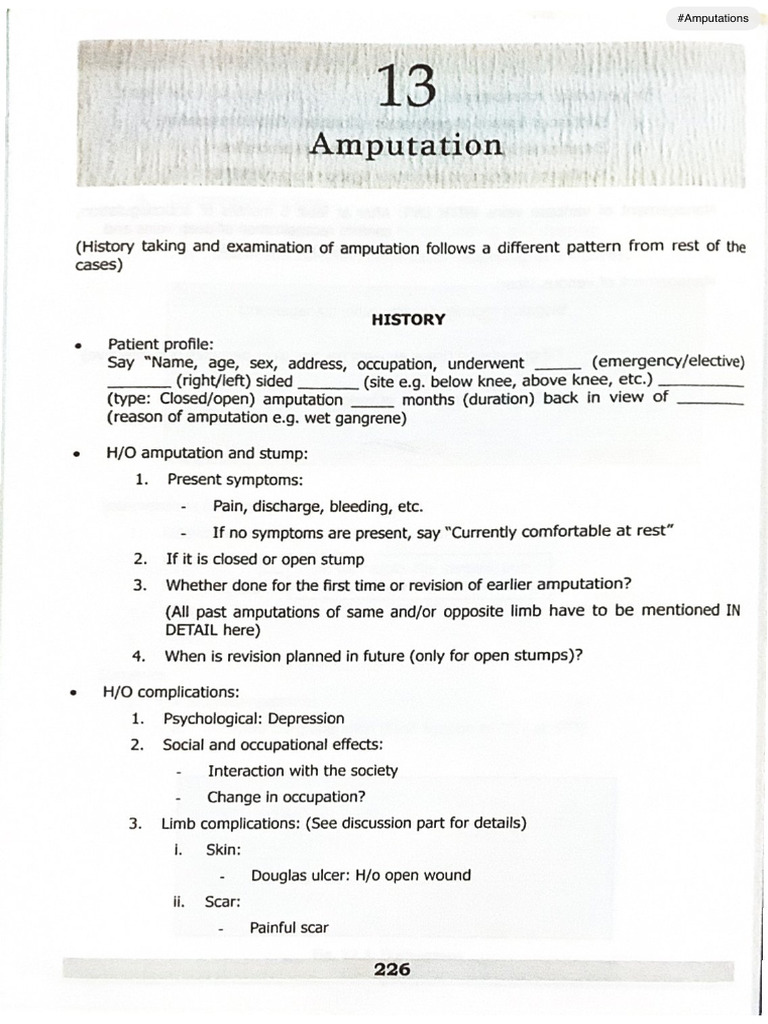Amputation | PDF