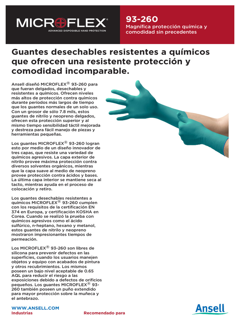 microflex-93-260_pds_co (1) | PDF