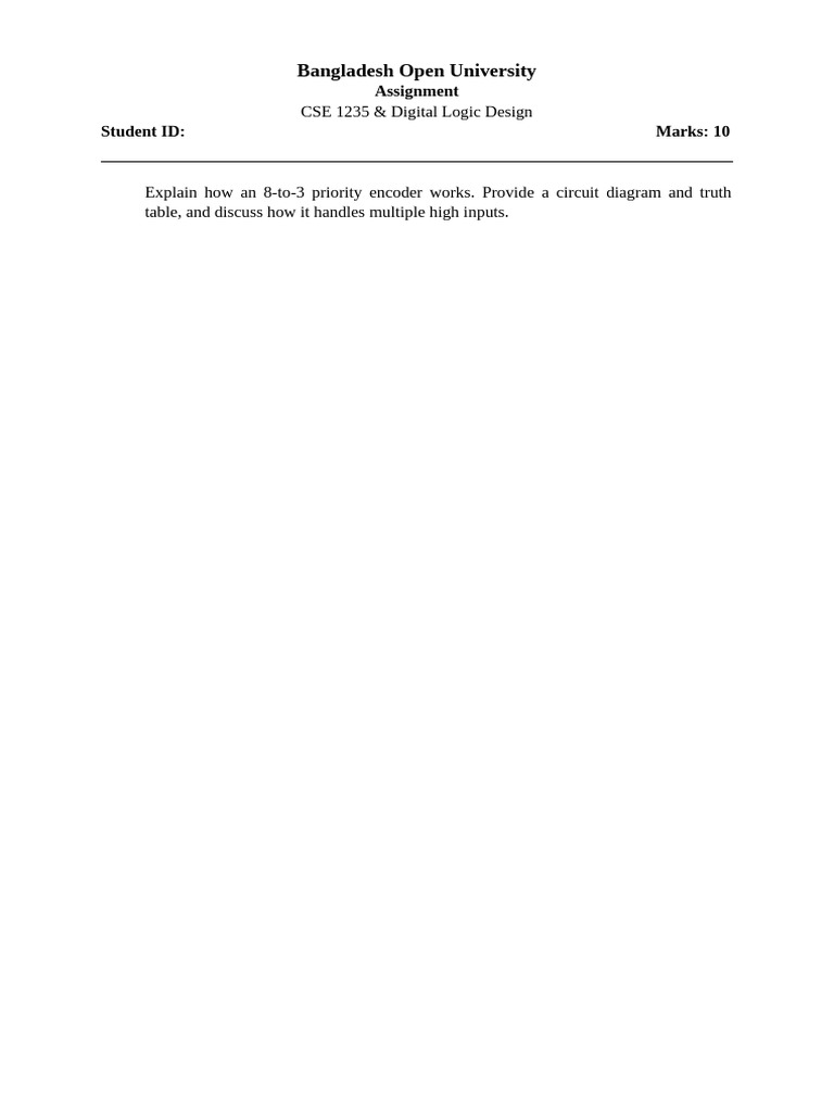 BOU Assignment-2 Theory | PDF