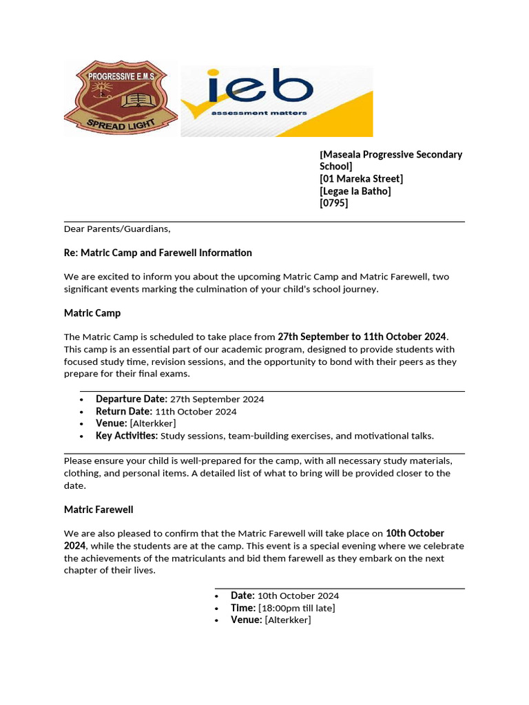 Maseala Progressive Secondary School | PDF