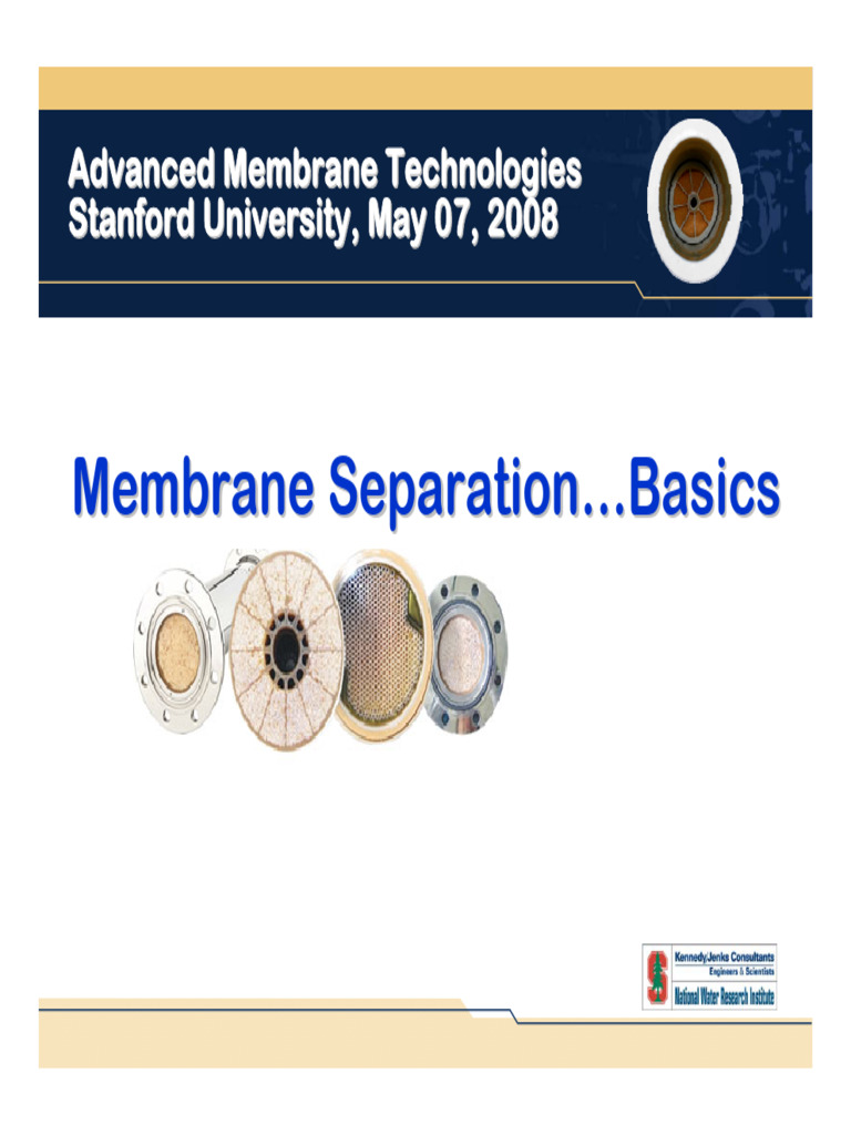 Membrane Separation Basics | PDF