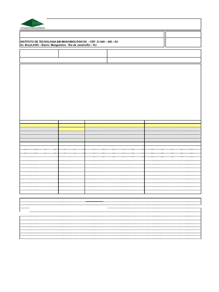 Plano de Emergência Da Obra - Fio Cruz | PDF