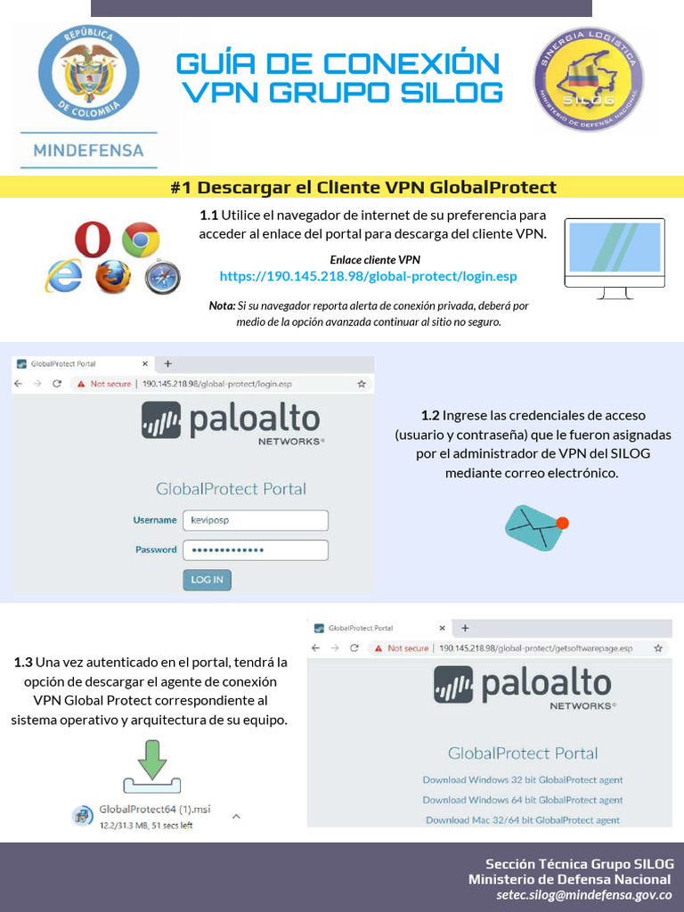 Guia de Conexion VPN SILOG 2024 | PDF