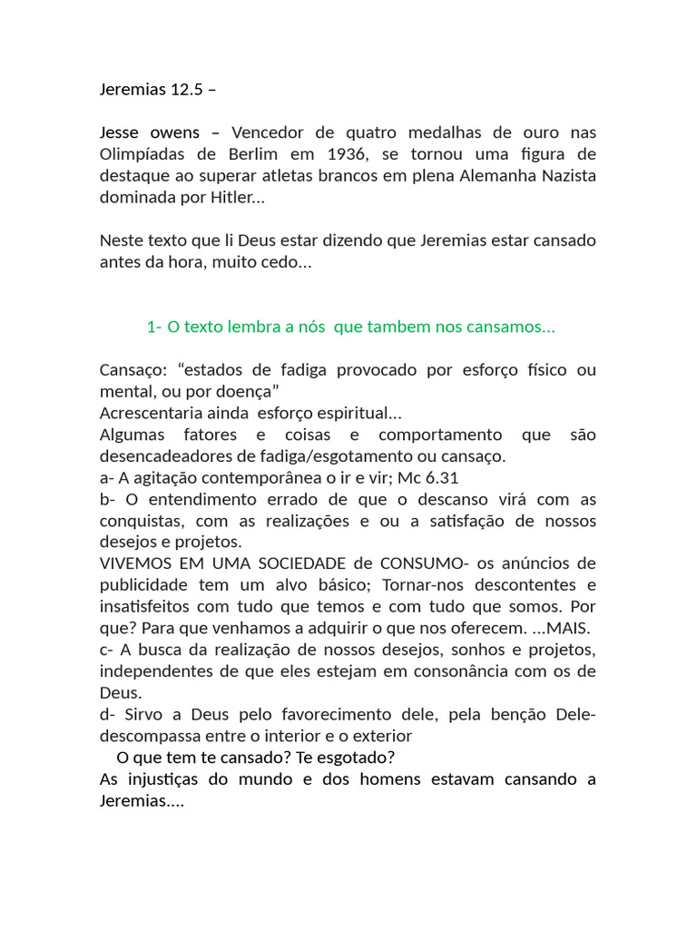 Jeremias 12 | PDF