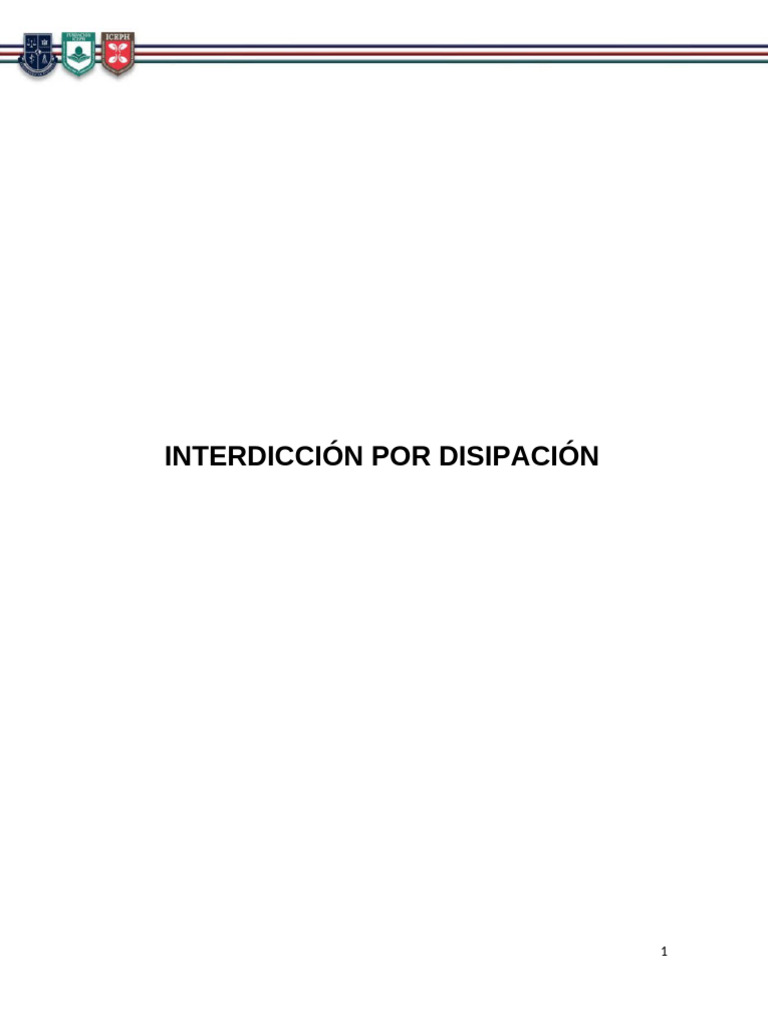 Manual Interdiccion Por Disipacion | PDF