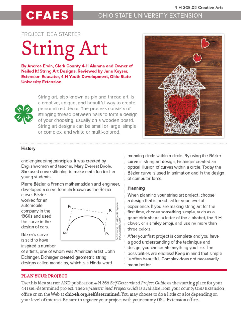 e365-02 String Art | PDF