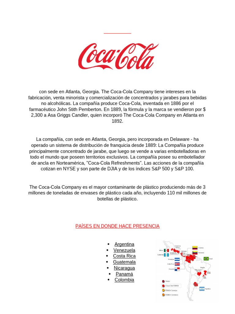 Coca Cola | PDF