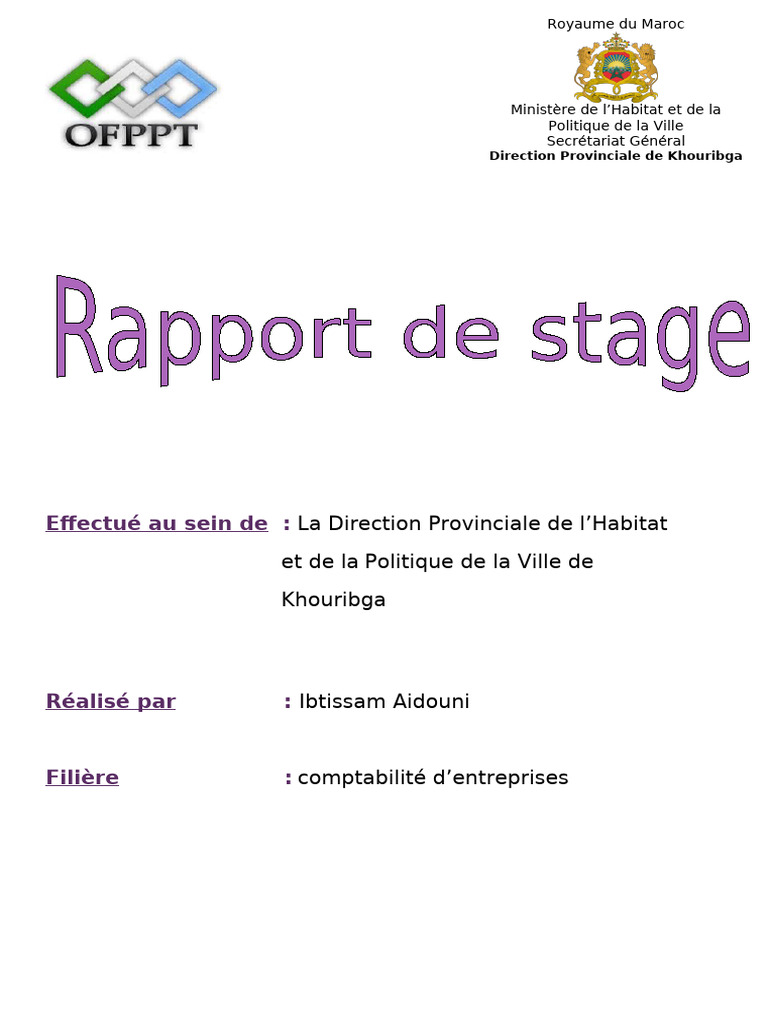 Rapport | PDF