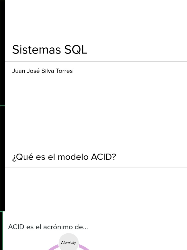 1.2 Qué Es El Modelo ACID | PDF