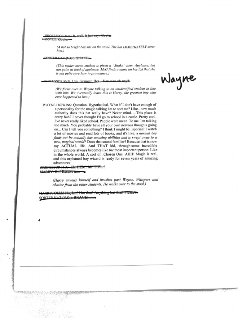 Puffs Audition Packet | PDF