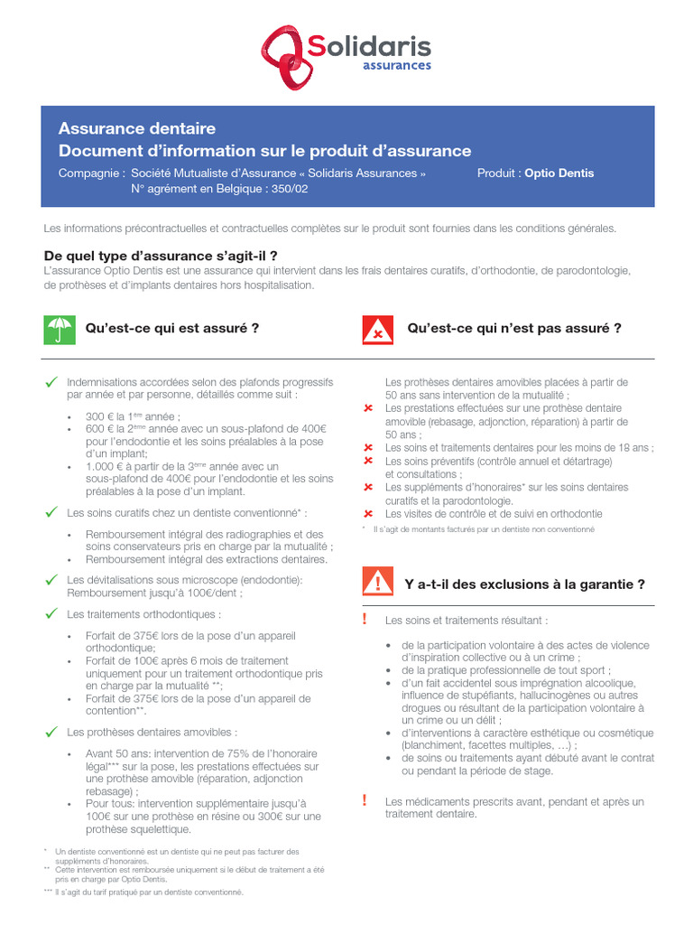 2023-Fiche-Info-Optio-Dentis | PDF